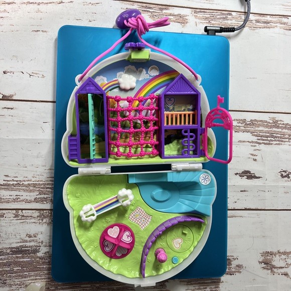 Mattel | Toys | Polly Pocket Rainbow Cloud Dream Playground Purse ...
